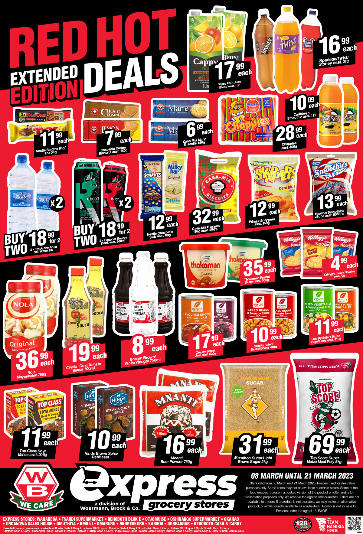 The WB Supermarkets - Leaflet History - Recent